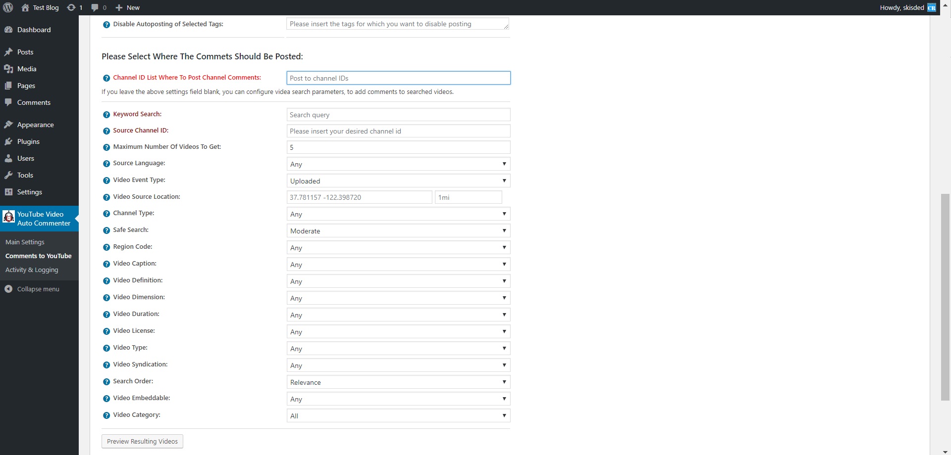 YouTube Video Auto Commenter Plugin for WordPress by CodeRevolution